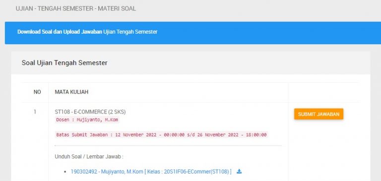 Panduan Upload Jawaban UTS Online - FAQ AMIKOM