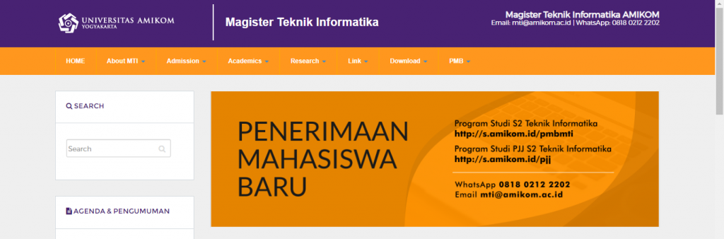 Rincian Biaya Lengkap Program Studi S2 Magister Teknik Informatika - FAQ AMIKOM
