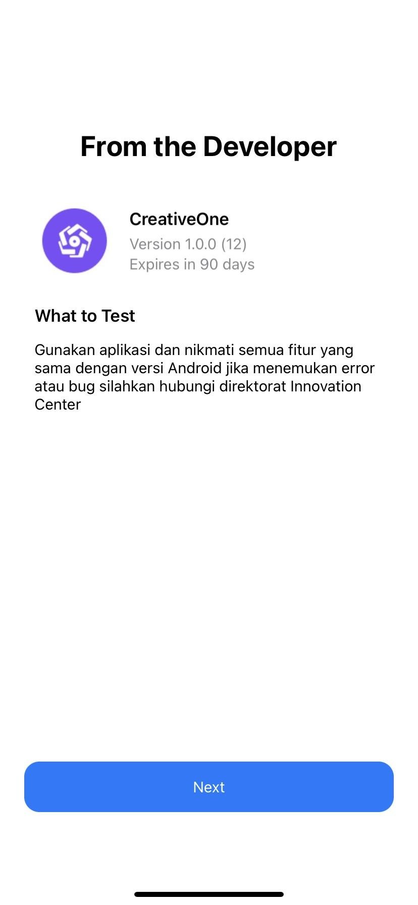 Panduan Instalasi CreativeOne Untuk Pengguna IOS - FAQ AMIKOM